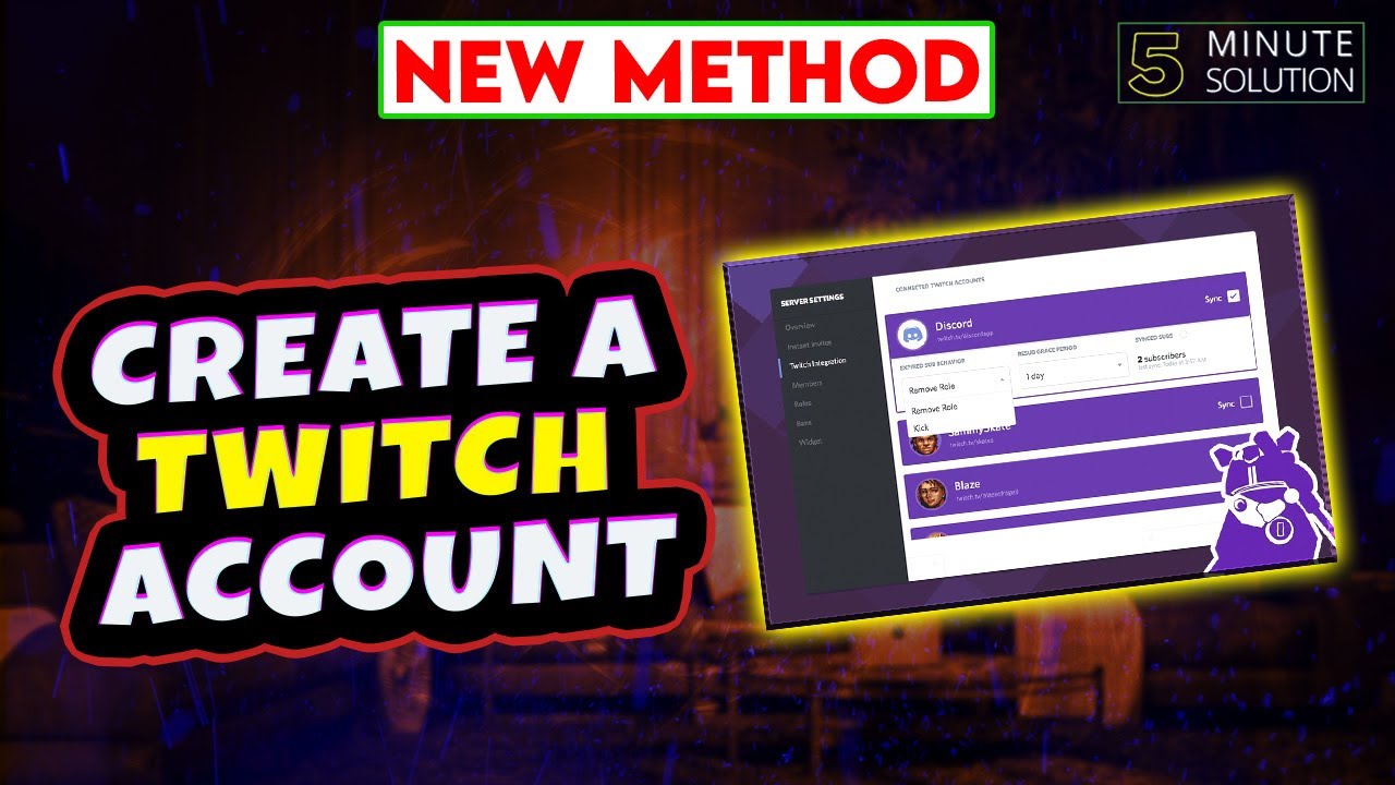 How to create a Twitch account 2024 - YouTube