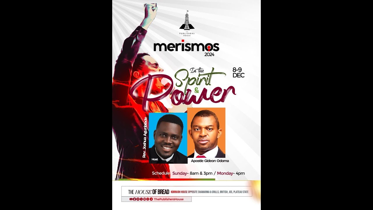 IN THE SPIRIT AND POWER || MERISMOS 2024 || DAY 1: EVENING || 8TH ...