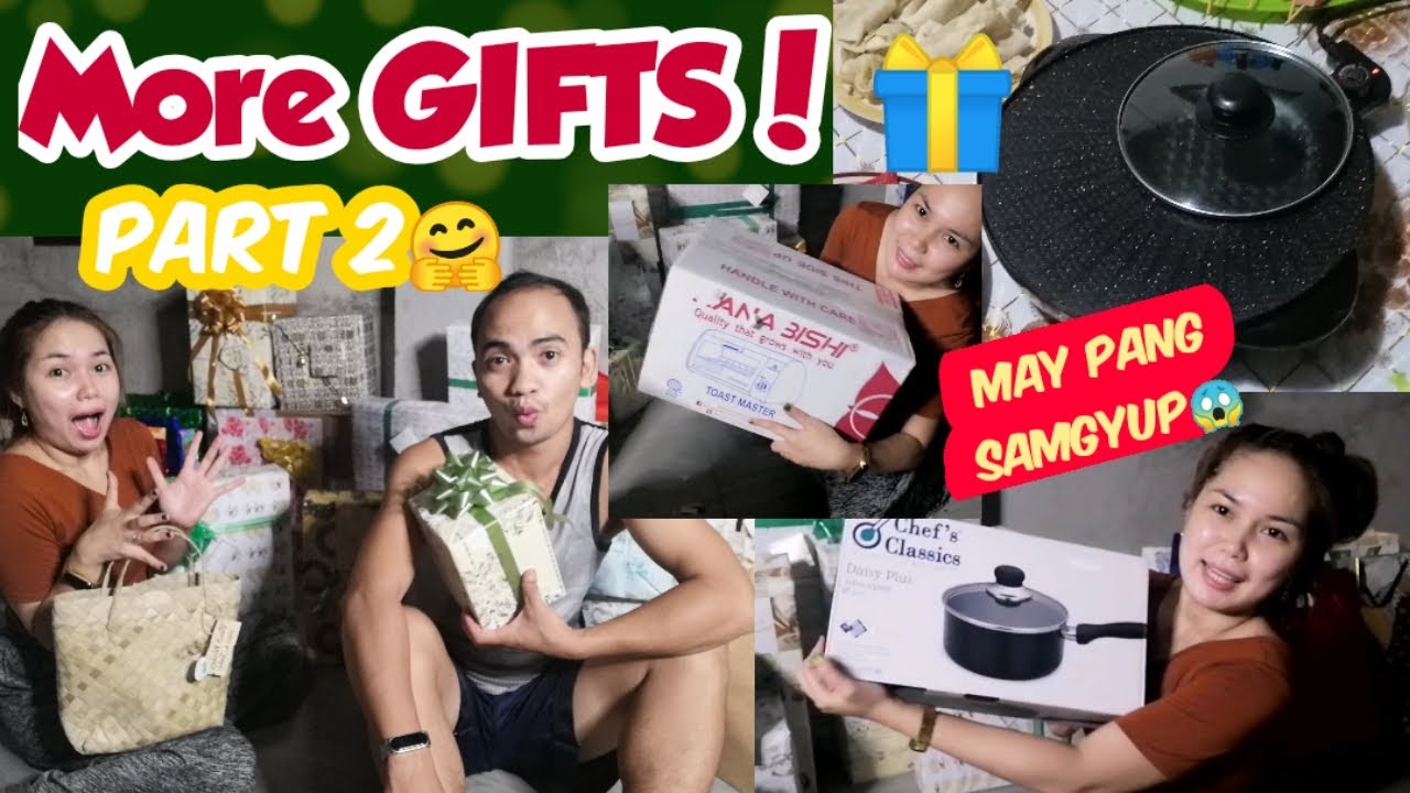 UNBOXING OUR WEDDING GIFTS PART 2 || MGA REGALO SA KASAL - YouTube