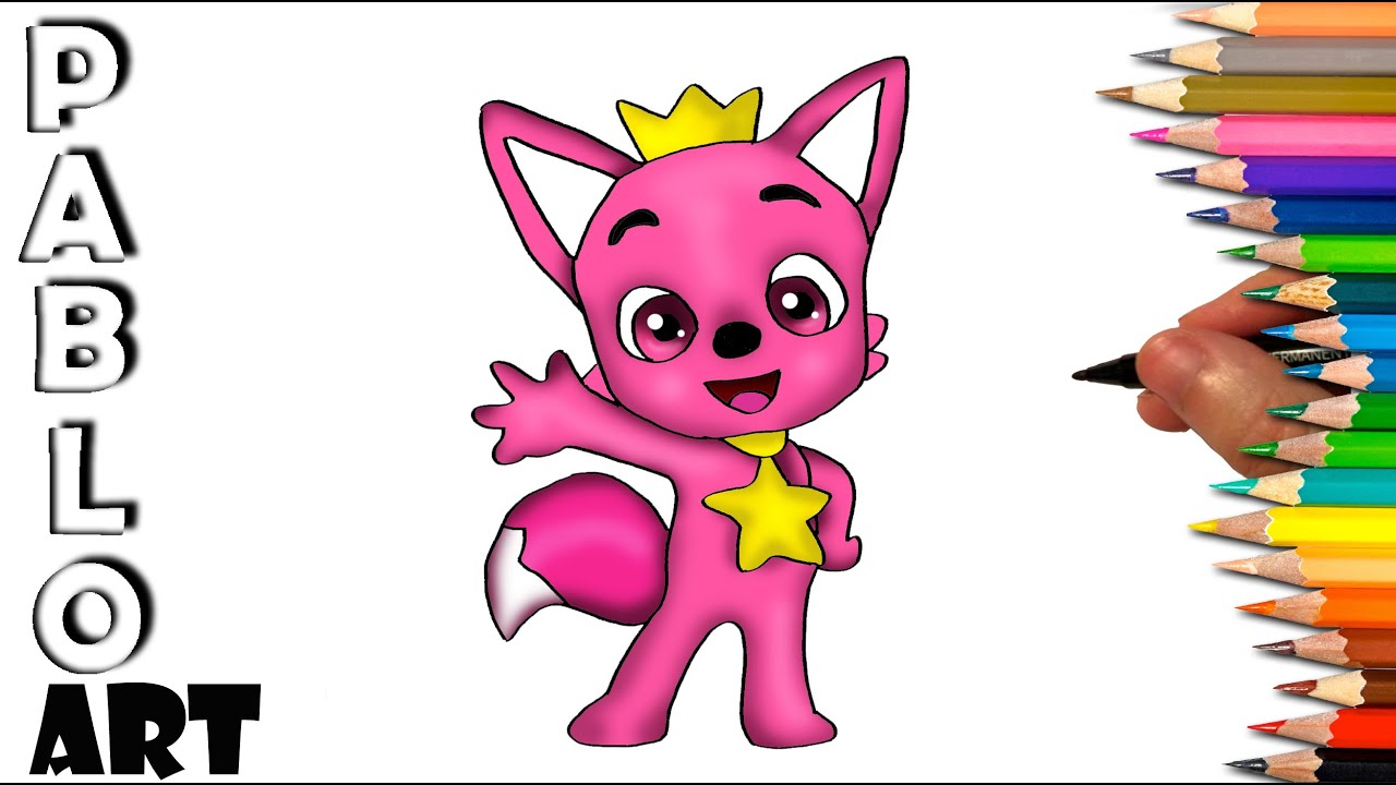 How To Draw Pinkfong from Baby Shark | Learn to Draw step by step - YouTube
