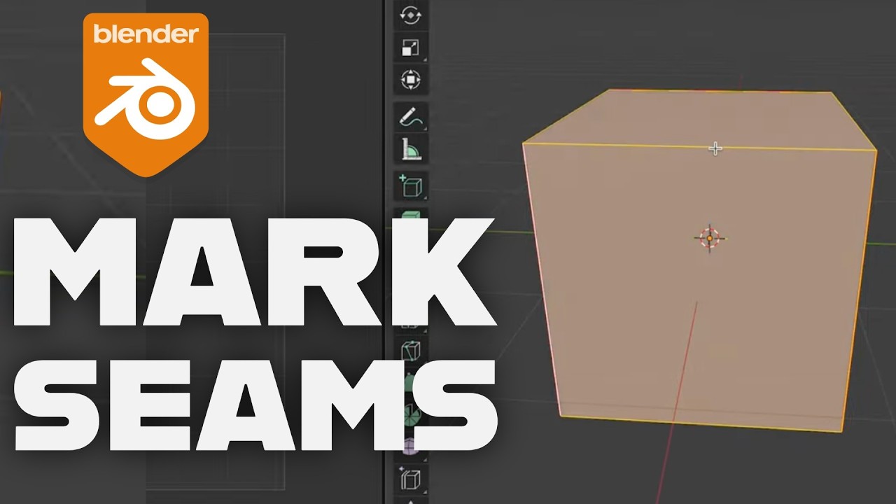 Blender UV Seams Tutorial: Mark Seams and Unwrap the Default Cube ...