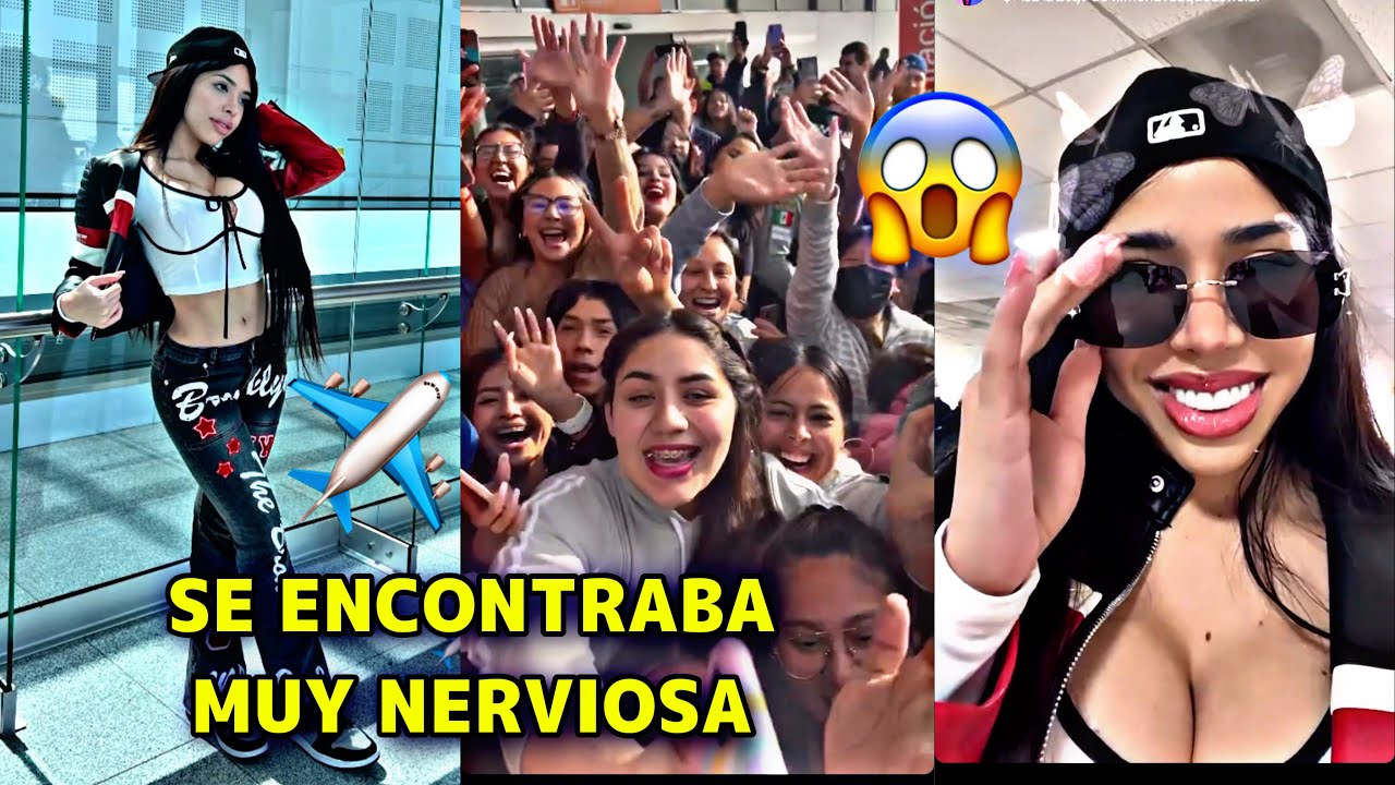 YERI MUA LLEGA A CD JUAREZ ASI LA RECIBIERON EN EL AEROPUERTO #yerimua ...