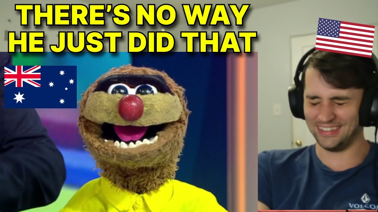 Ameriacn reacts to Australia's RUDEST Puppet, AGRO - YouTube