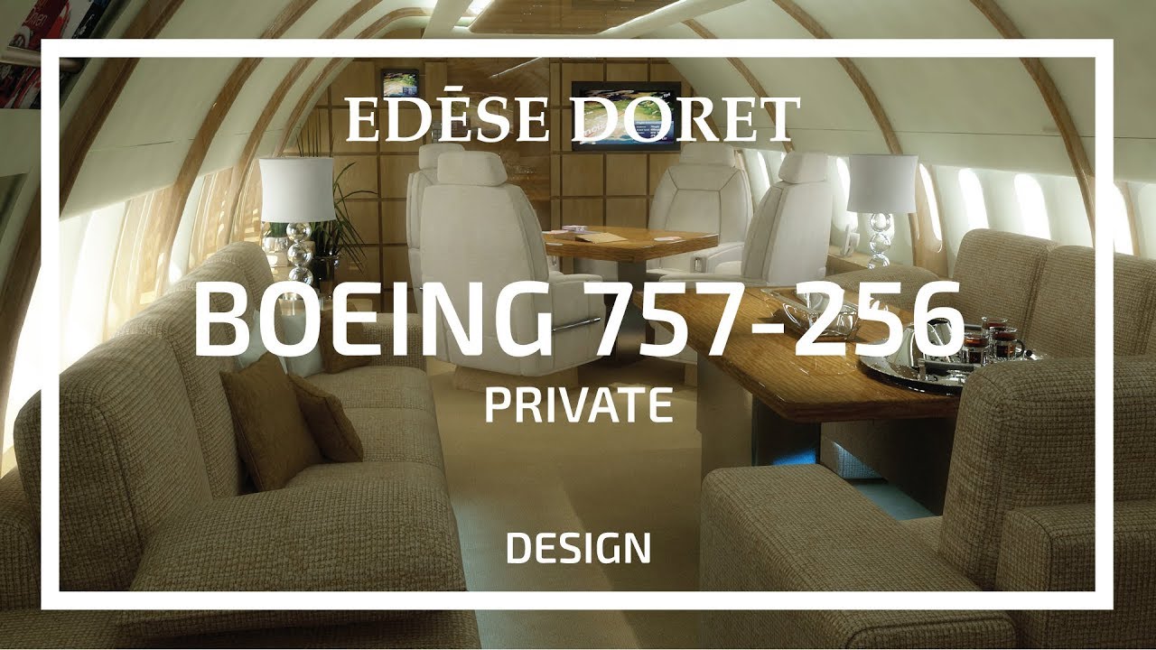 Private Boeing 757-256 designed by Edese Doret - YouTube