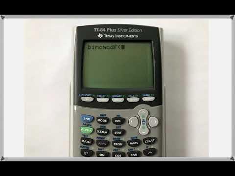 Math 208 : 4.3 #24, #25, #26 (Elementary Statistics Tutorial : Binomial Distr - binompdf ...