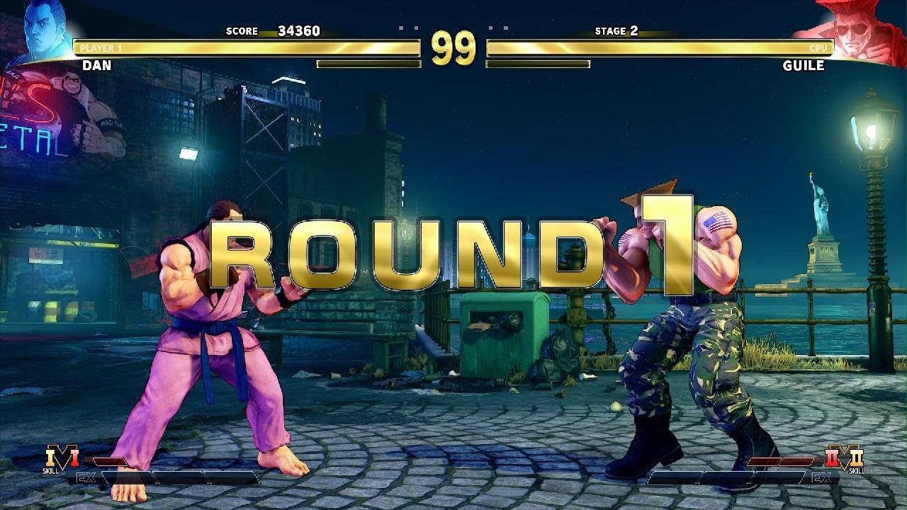 DAN SF4 ARCADE MODE - YouTube