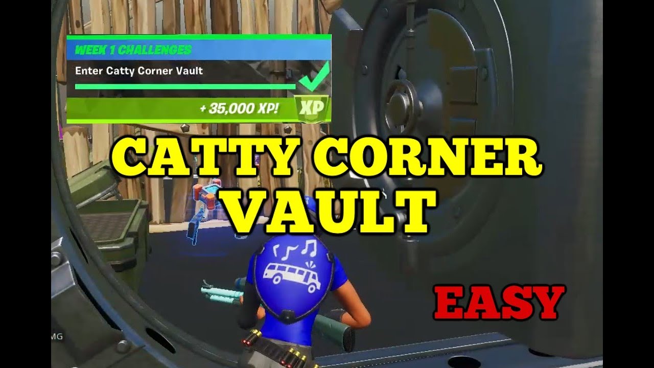 Fortnite Catty Corner Vault Guide Location And How To