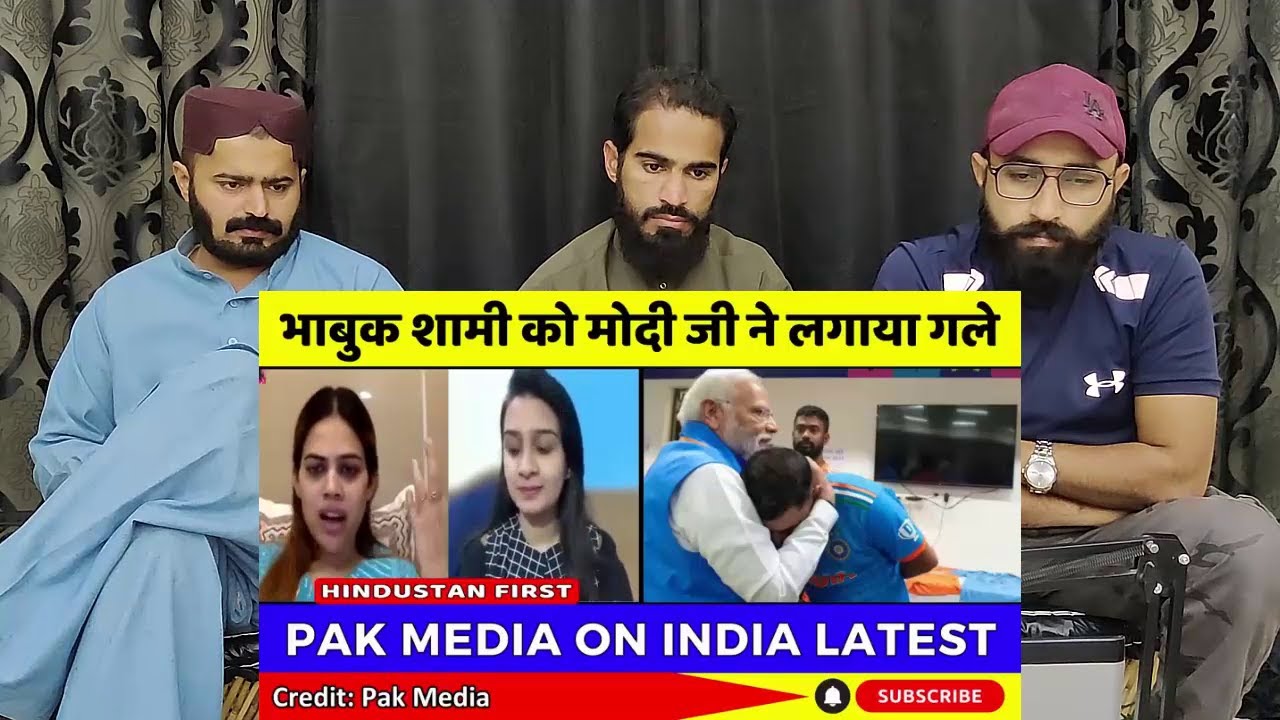 Pak Media Shocked PM Modi Hugs Shami After India Lost - Pak Media On WC ...