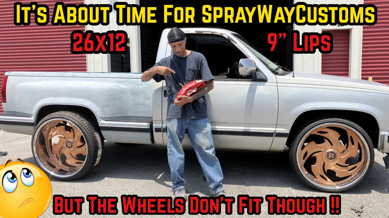 FINALLY Test Fitting My 26s Rucci Wheels For My OBS Chevy Silverado ...
