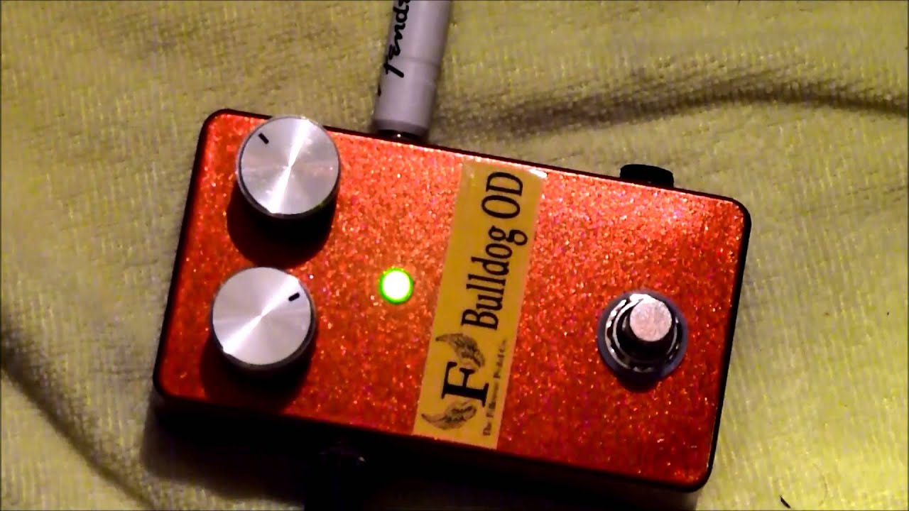 The Fillmore Pedal Company new Bulldog OD guitar effect for 2014 Demo ...