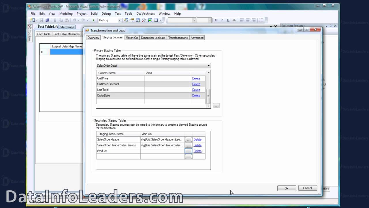Tut05b- Create Fact Table Transformation - YouTube