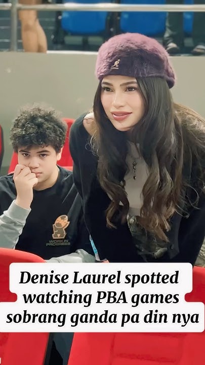 sino kaya ang sinusuportahan nyang team ngayon sa pba? #deniselaurel #pba#basketball#shorts# ...