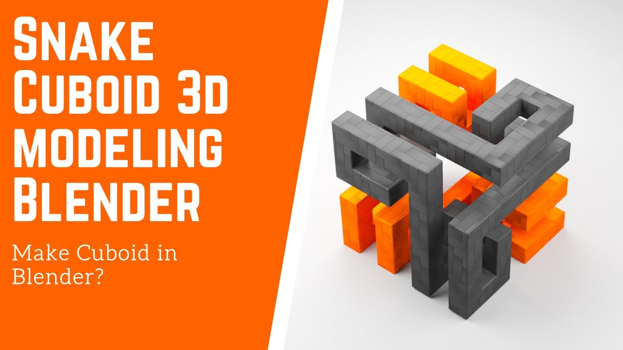 How to model Snake Cuboid? | Blender Beginner - YouTube