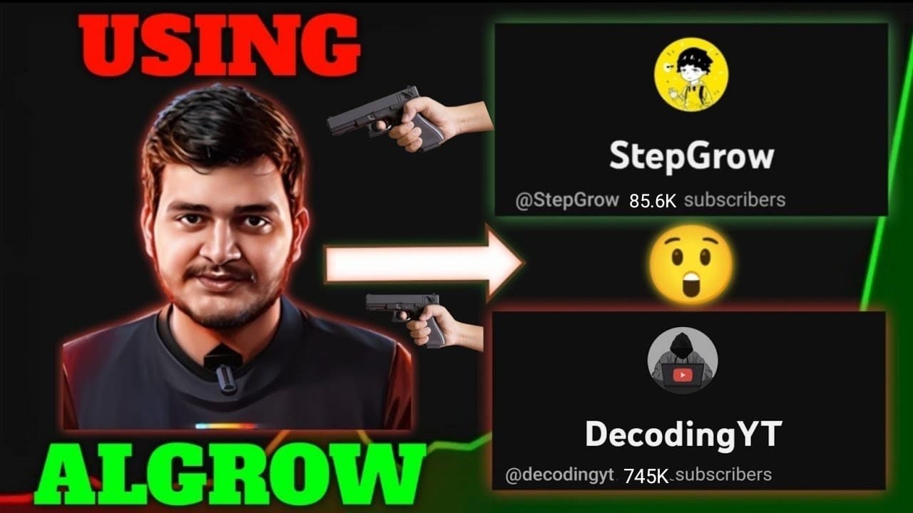 How DECODING YT and STEPGROW are USING ALGROW !! 🤔 @decodingyt @StepGrow - YouTube