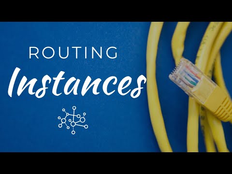 How To Configure Routing Instance In Juniper