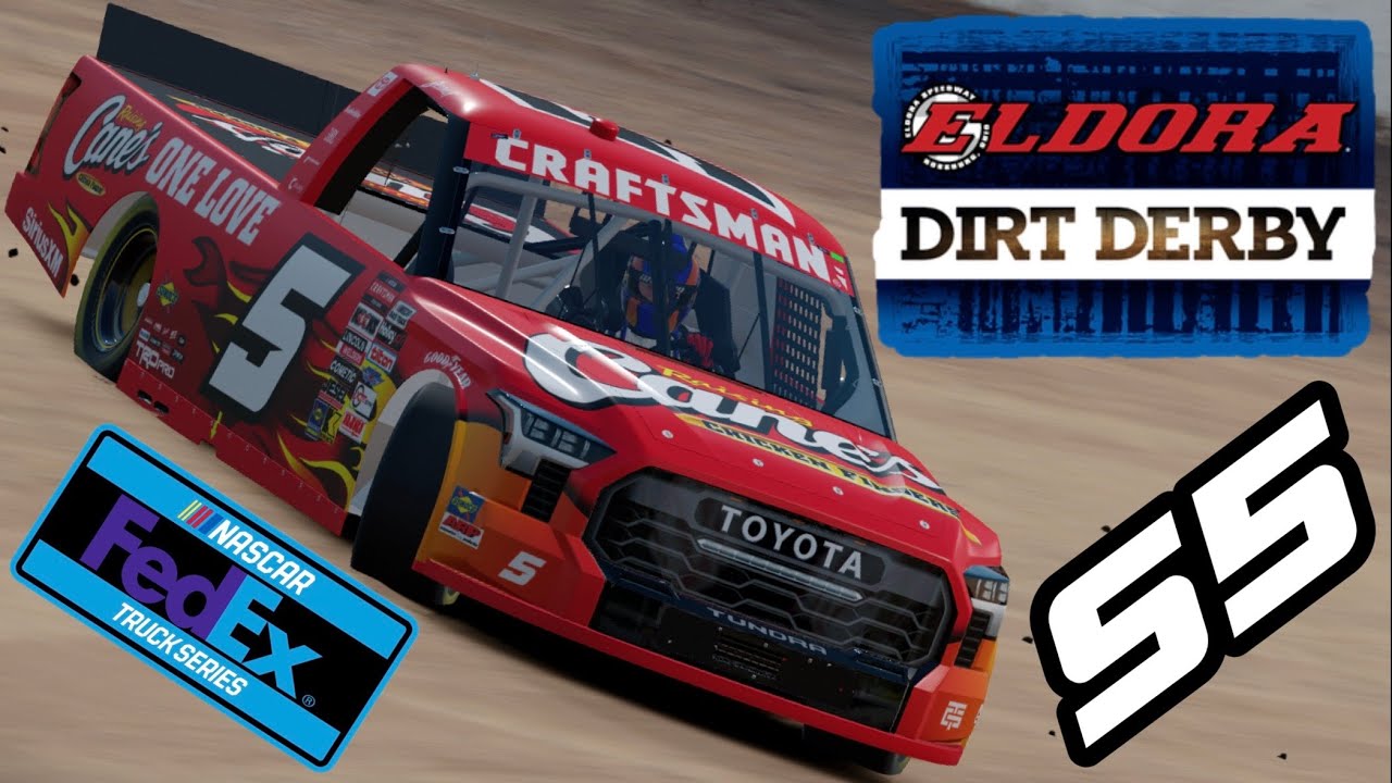 NASCAR iRacing FedEx Truck Series S5 Eldora Dirt Derby LIVE - YouTube