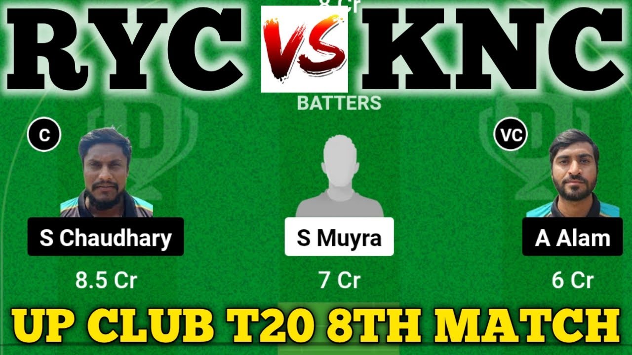 RYC vs KNC dream11, RYC vs KNC dream11 prediction, RYC vs KNC Today ...