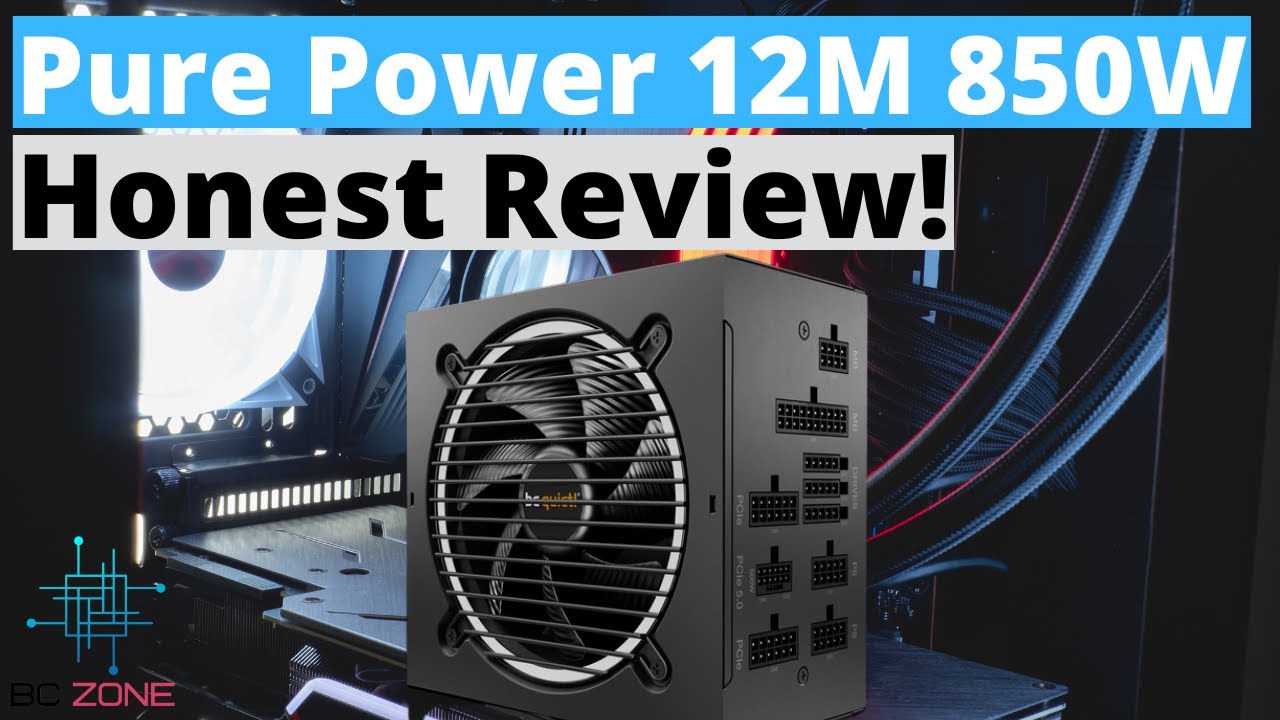 The Best Value PSU! be quiet! Pure Power 12M 850W Honest Review! - YouTube