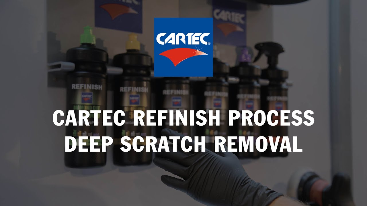 Cartec Refinish Process - Deep Scratch Removal & Finish - YouTube