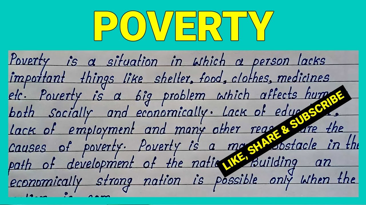 Best English Essay on Poverty | Simple English Essay on Poverty | Write ...