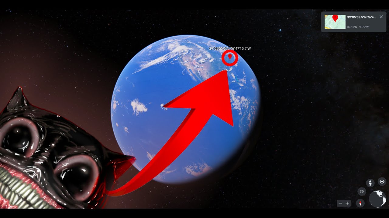 Cartoon Cat Found on Google Earth !!! - YouTube