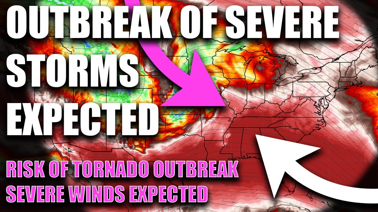 Outbreak Of Severe Storms Expected! Risk Of Strong Tornadoes & Severe ...