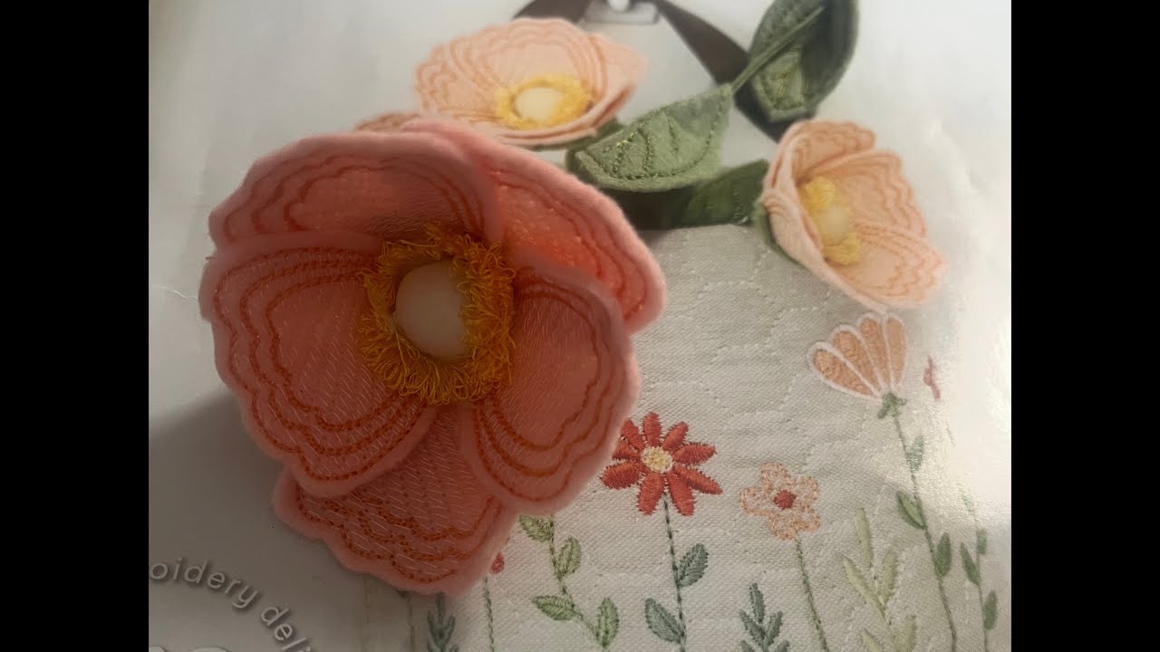Me time Hoop Studio (April 2025 project) Blooming Basket Part 2 - YouTube