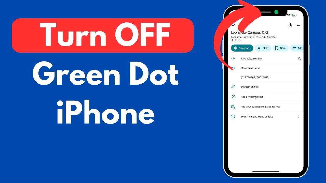 How to Turn Off Green Dot on iPhone (Quick & Simple) - YouTube