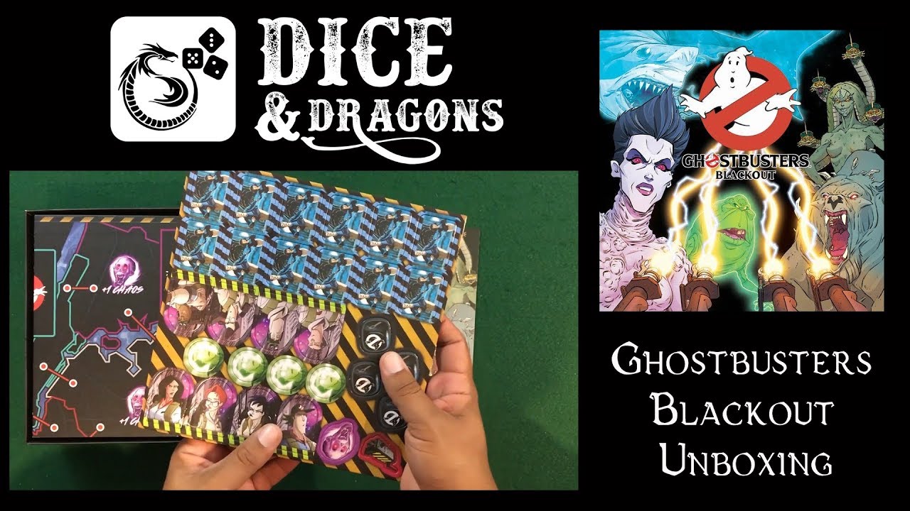 Dice and Dragons - Ghostbusters Blackout Unboxing - YouTube