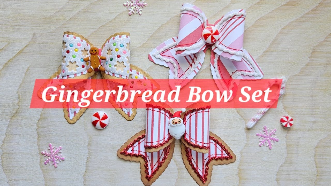 @ScrapDiva29🎀 Gingerbread bow set! 🎀 - YouTube