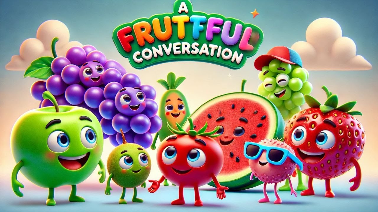 Meet the Fruity Friends |Fruity Fun with Tomatoes, Watermelons, Lychees ...