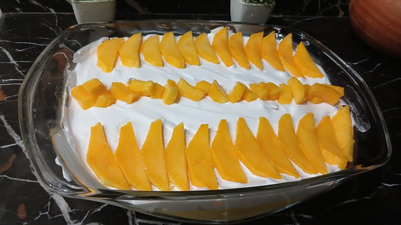 Mango Desert Recipe|Creamy Mango Desert Recipe|How To Make Mango Desert ...