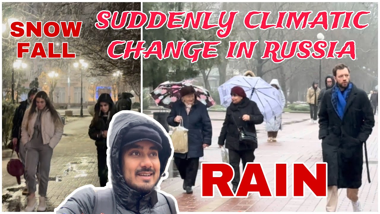 WINTER IN RUSSIA | CLIMATE CHANGE IN RUSSIA RAIN 🌧️ SNOW ⛄️ WINTER | # ...