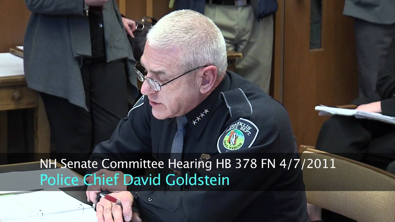 Police Chief David Goldstein NH HB 378- Governmentoversite.com - YouTube
