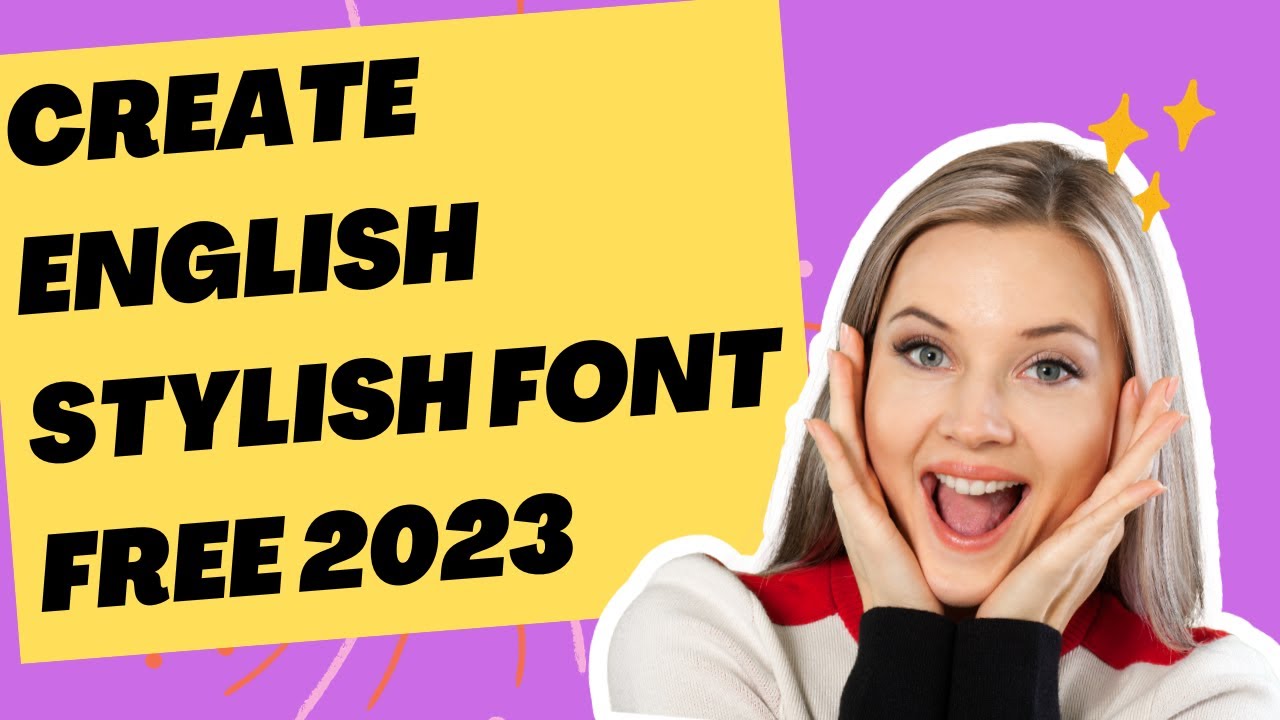 How To Create An Amazing Font Style With Out Paying Fee || Create ...