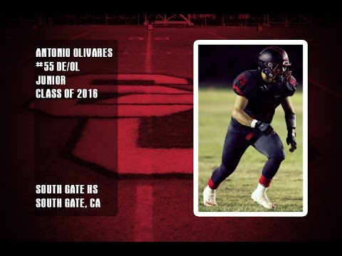 South Gate Rams Antonio Olivares 2014 Junior Season Highlights - YouTube