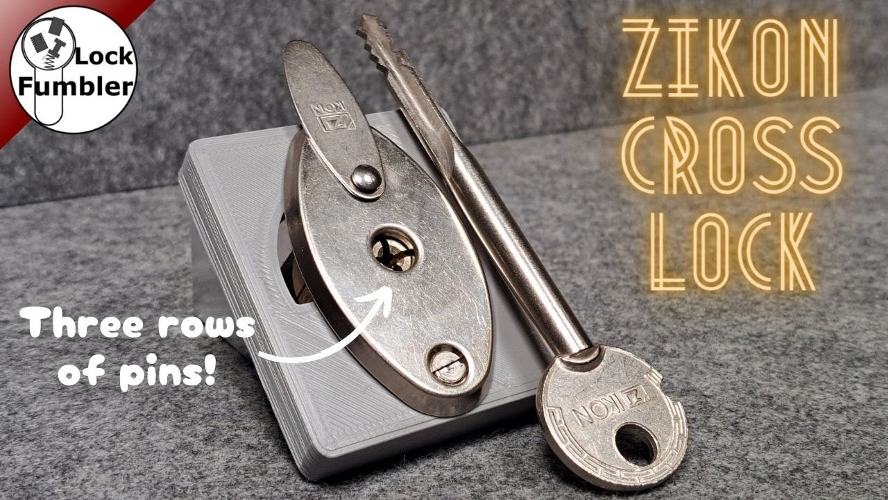 ZIKON cross lock, 3-sided key and 4 bibles picked [278] - YouTube