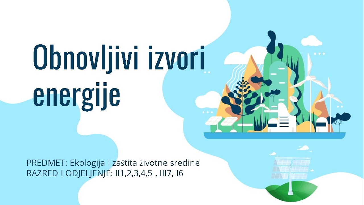 Obnovljivi izvori energije - YouTube