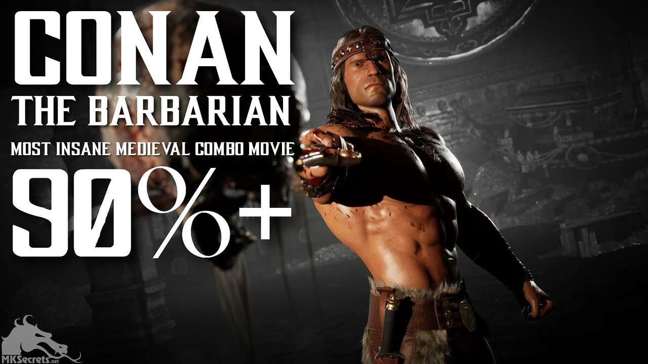MK1 - Conan The Barbarian Best Combos - YouTube