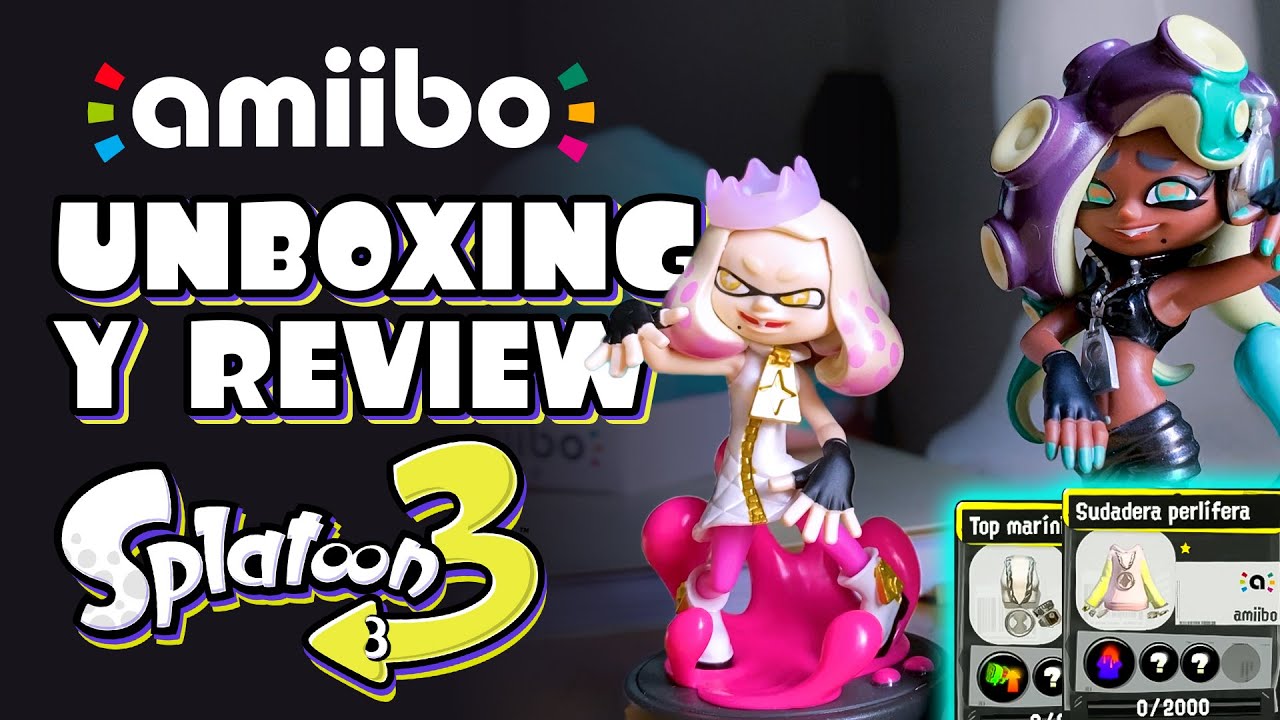 ¡UNBOXING y REVIEW Amiibos PERLA y MARINA! | Con cosméticos ...
