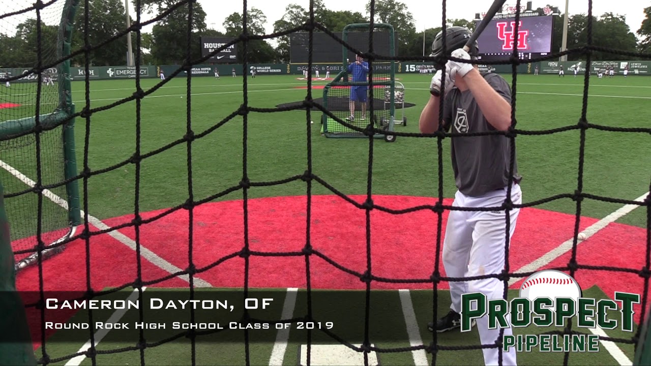 Cameron Dayton Prospect Video, OF, Round Rock High School Class of 2019 ...