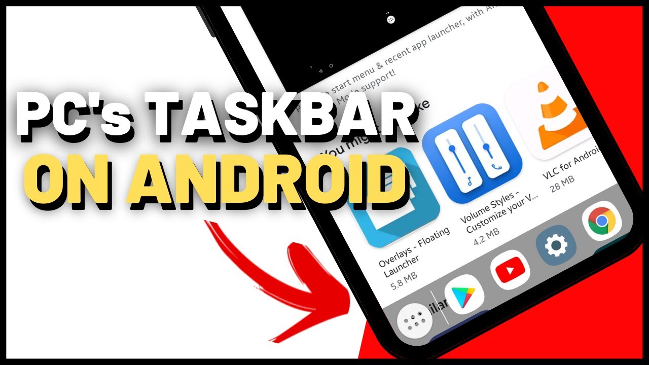 AMAZING!! PC's TASKBAR ON ANDROID PHONE!! - YouTube