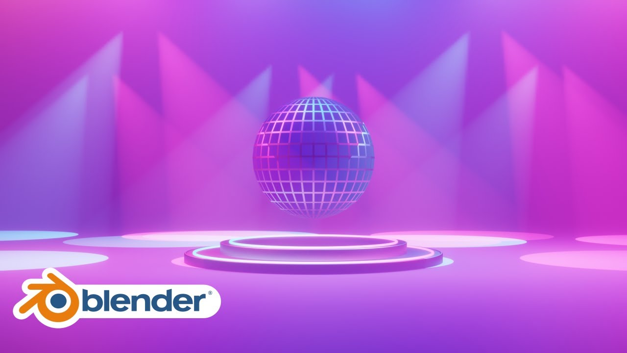 Blender Tutorial - Create a Cool Party Style Neon Stage / Motion ...