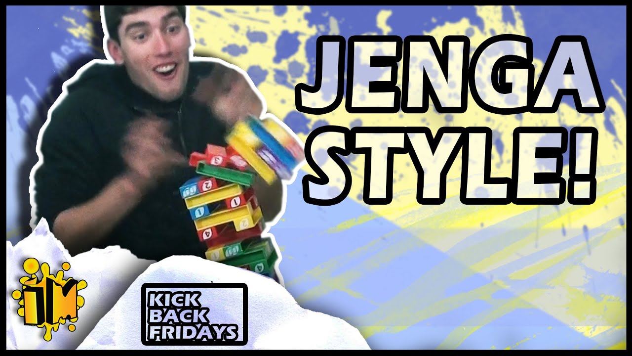 JENGA! Challenge | KICK BACK FRIDAY - YouTube