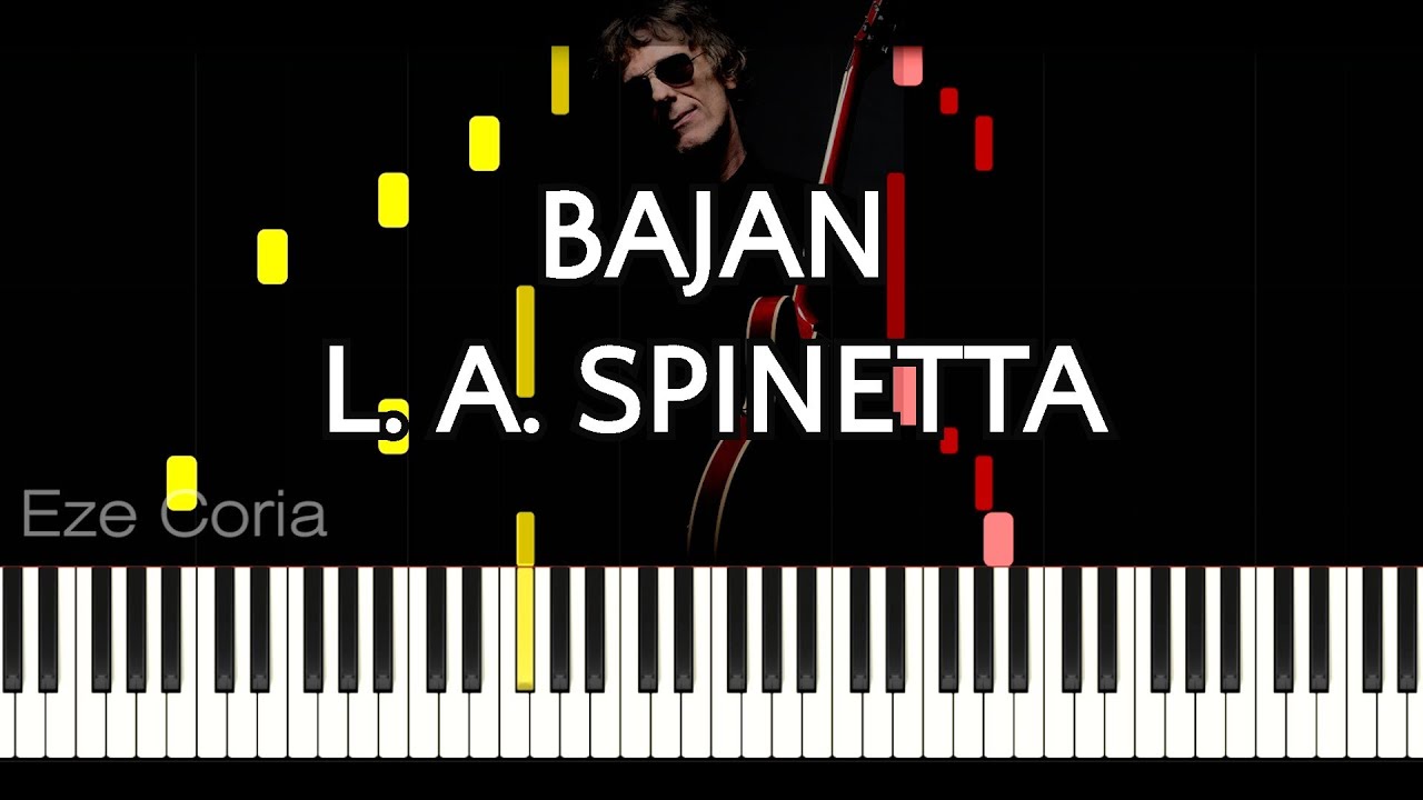 Bajan | L. A. Spinetta ~ PIANO TUTORIAL | PARTITURA DISPONIBLE - YouTube