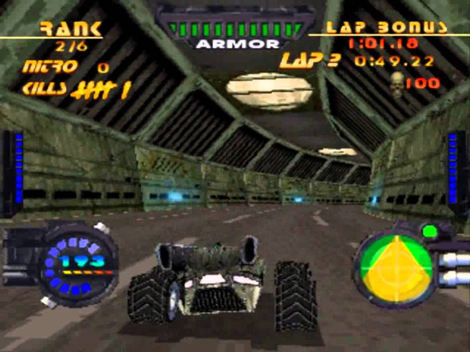 Rock 'n' Roll Racing 2: Red Asphalt: World 1 Race 3 - YouTube