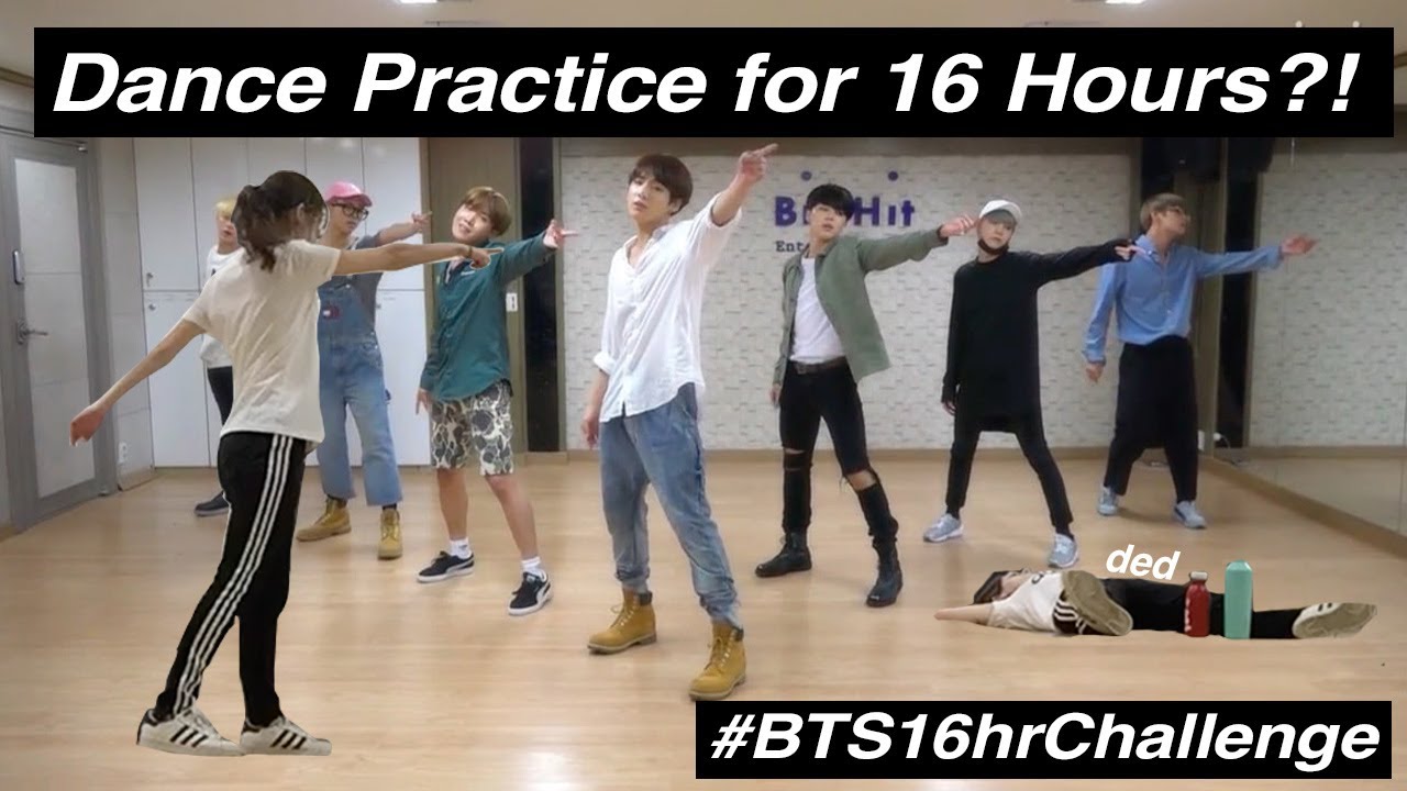 DANCING FOR 16 HOURS!!! (BTS Dance Practice Challenge)💃💃💃 | # ...