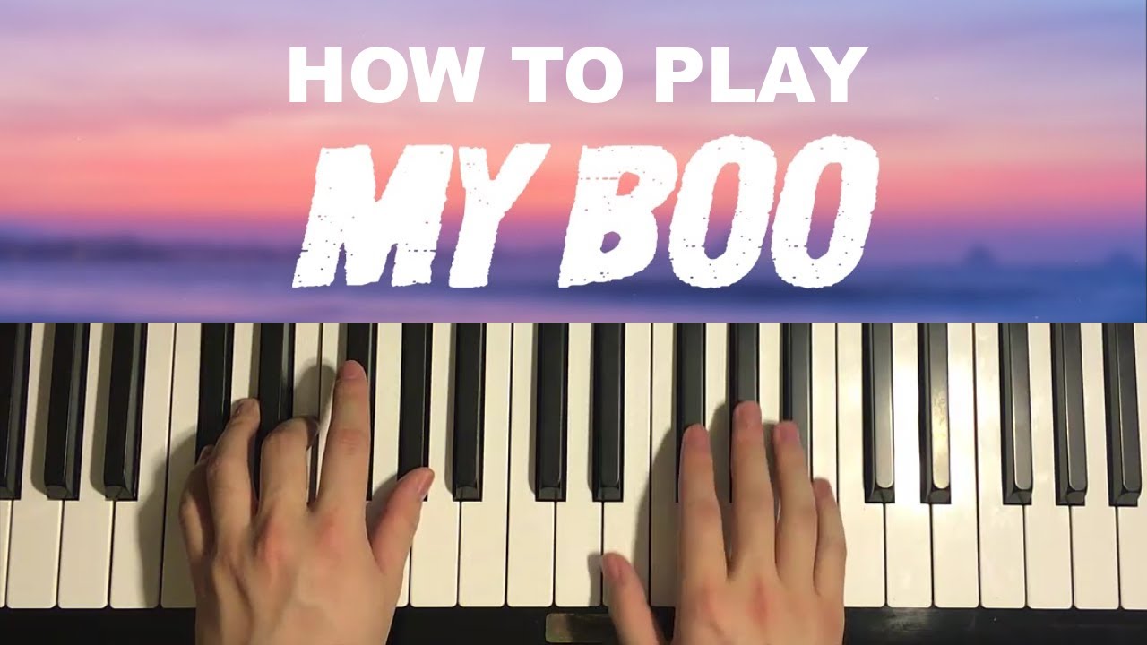 How To Play - Usher - My Boo (Piano Tutorial Lesson) - YouTube