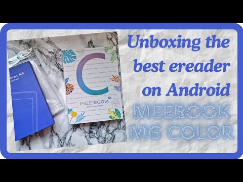 New color android ereader Meebook M6c unboxing - YouTube