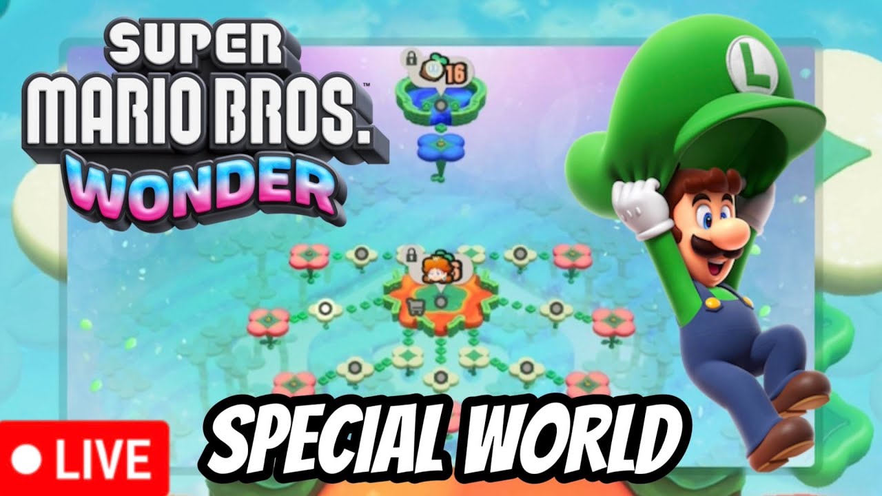 Completing ALL Special World Levels in Super Mario Bros. Wonder! pt. 1 ...